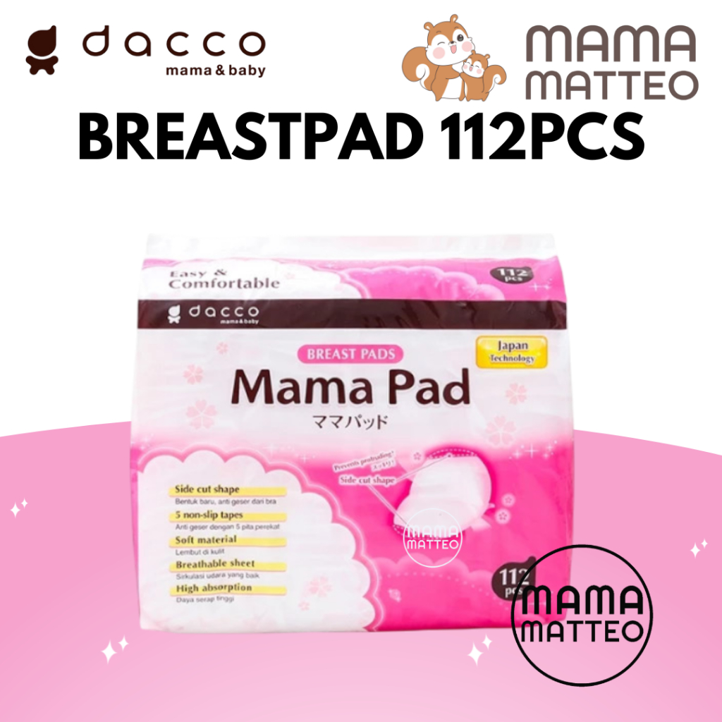 Jual DACCO MAMAPAD Breastpad 112pcs / Breast Pad Bantalan Penyerap ASI ...