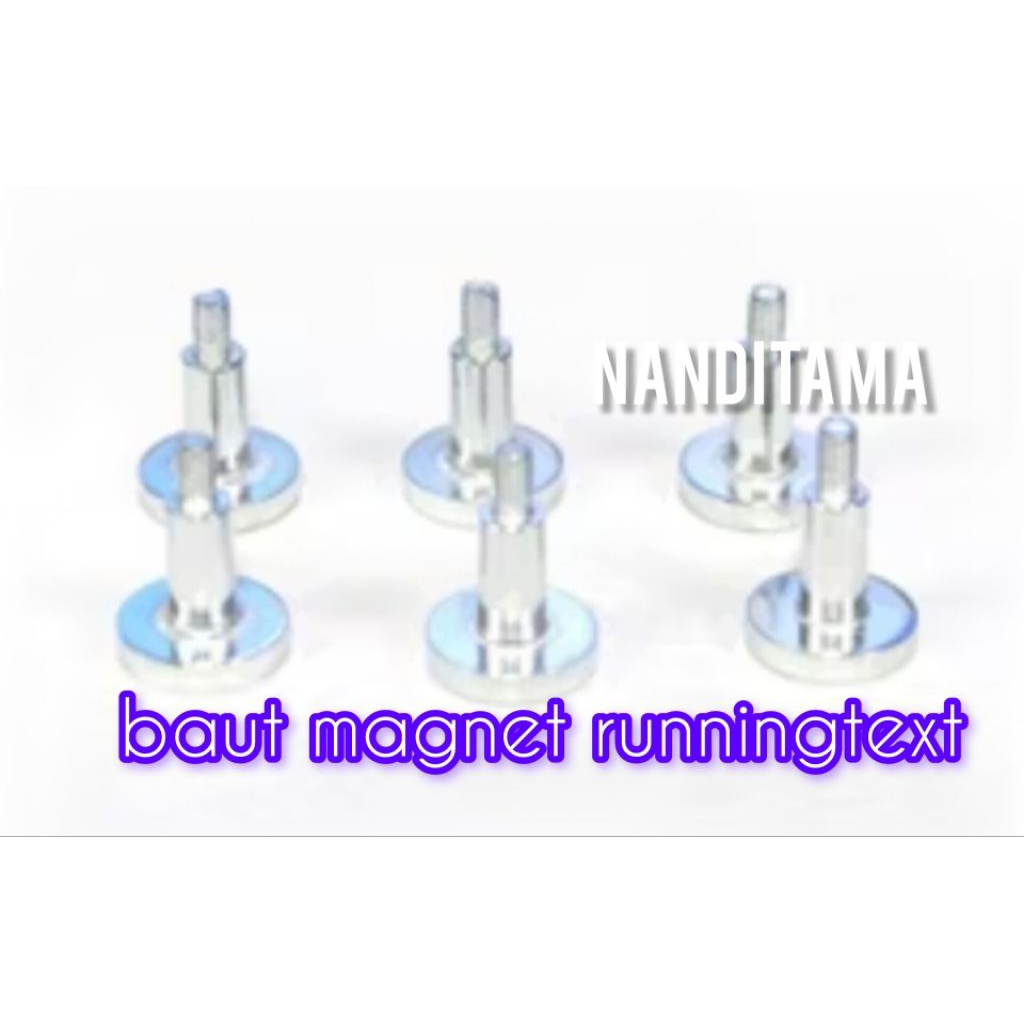 Jual Baut Magnet runningtext | Shopee Indonesia