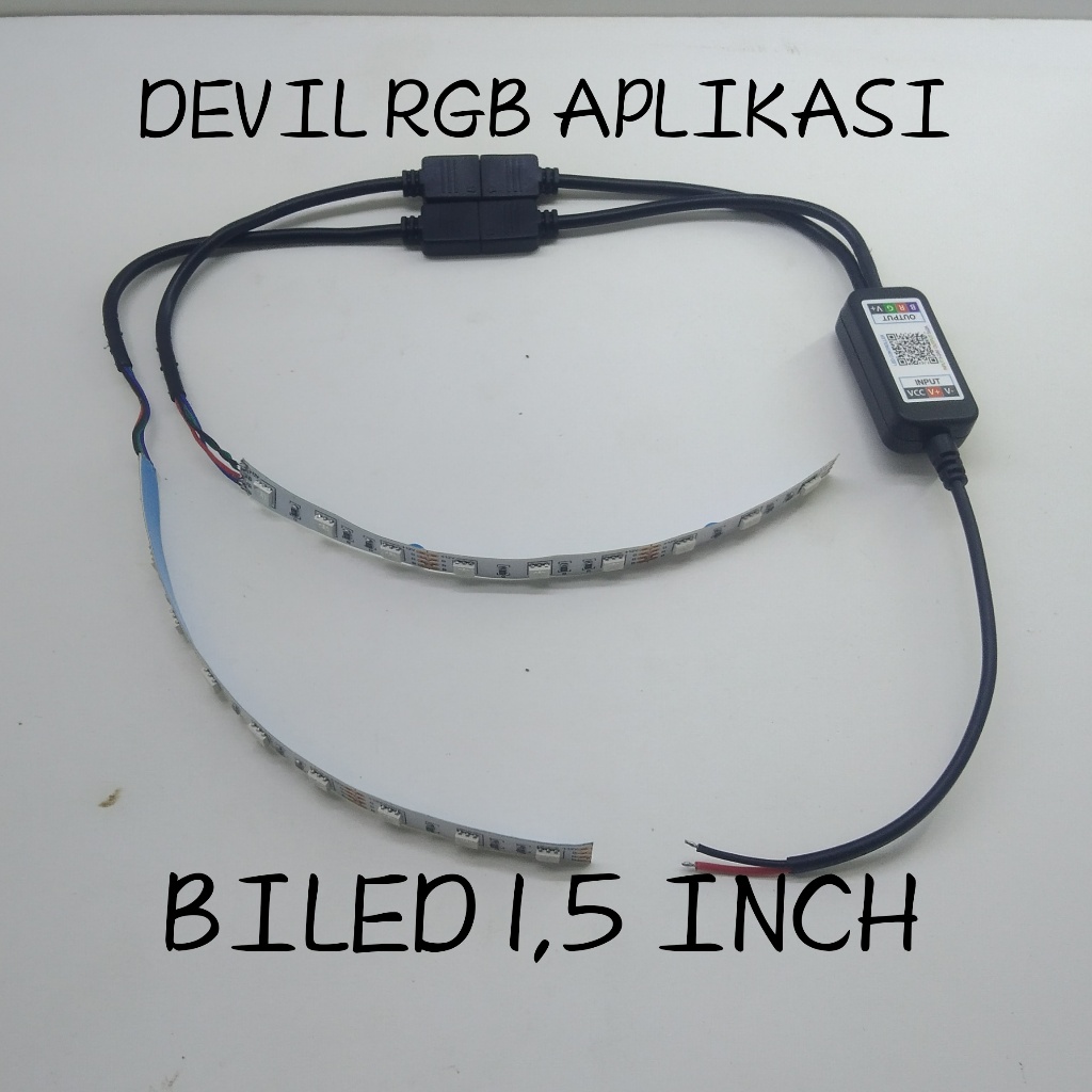 Jual LAMPU LED DEMON RGB / DEVIL RGB BILED 1,5 INCH KONEKSI BLUETOOTH ...