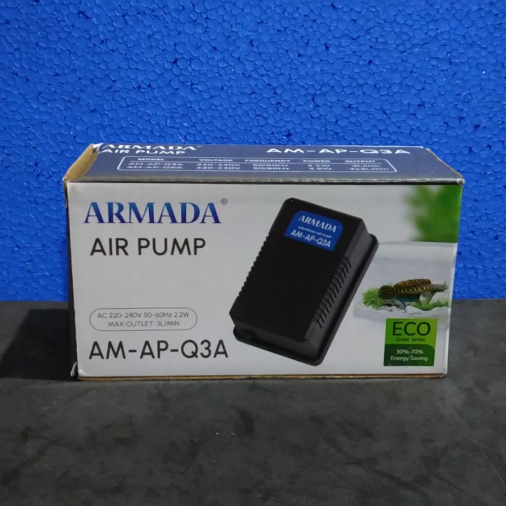 Jual ARMADA AM-AP-Q3A Air Pump / Pompa Udara Aquarium / ARMADA AM AP ...