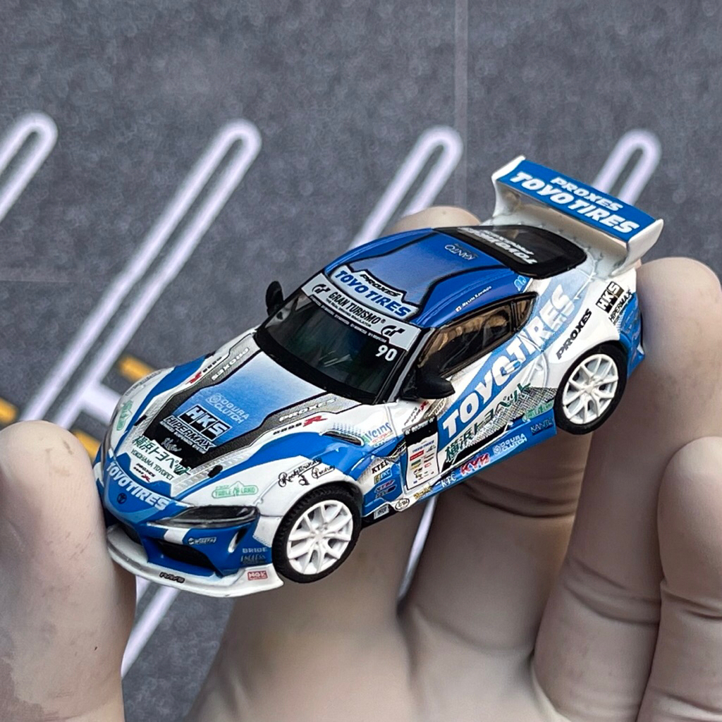 Jual Mini GT 233 Pandem Totota GR Supra V1.0 Team TOYO TIRES DRIFT 2019 ...
