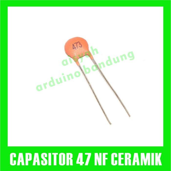 Jual Capasitor ceramic 47 nf 50 v kapasitor keramik 473 capacitor 47nf ...