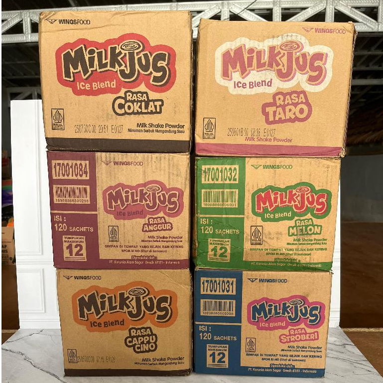 Jual Milkjus Ice Blend All Variant karton (10 x 12 x 25gr) | Shopee ...