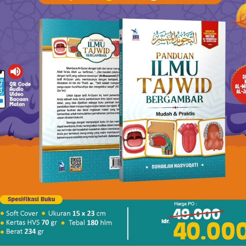 Jual Buku Panduan Tajwid Bergambar Praktis Dan Tajwid Berwarna Penerbit ...