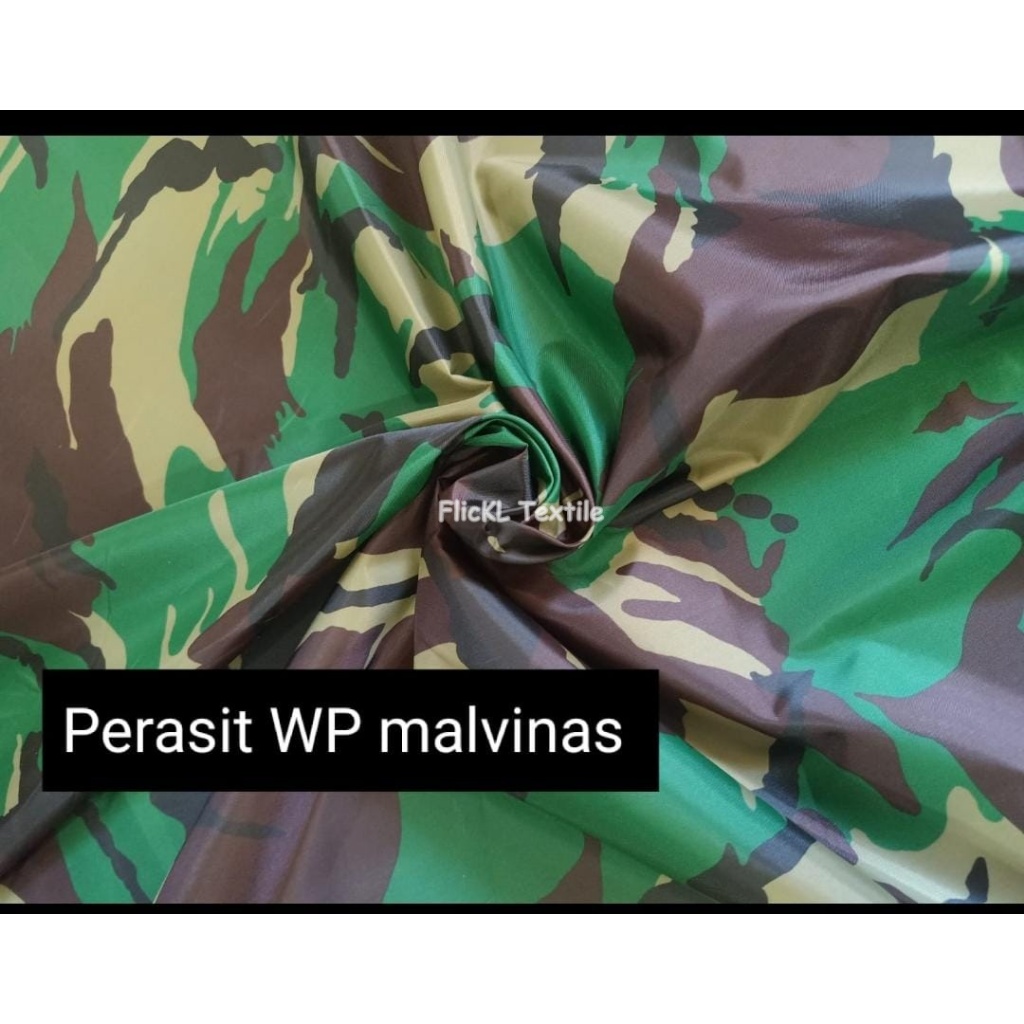 Jual Kain WP Loreng Parasit WP Malvinas Bahan Parasut TNI AD Loreng ...