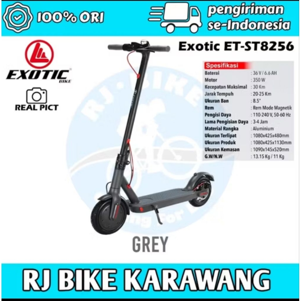 Jual Scooter listrik exotic type 8256 | Shopee Indonesia