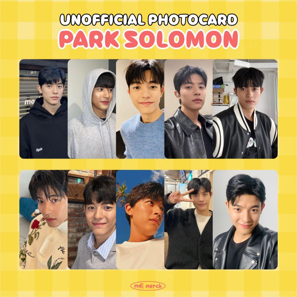 Jual PARK SOLOMON LOMON / PHOTOCARD UNOFFICIAL / KOREAN DRAMA ACTOR ...