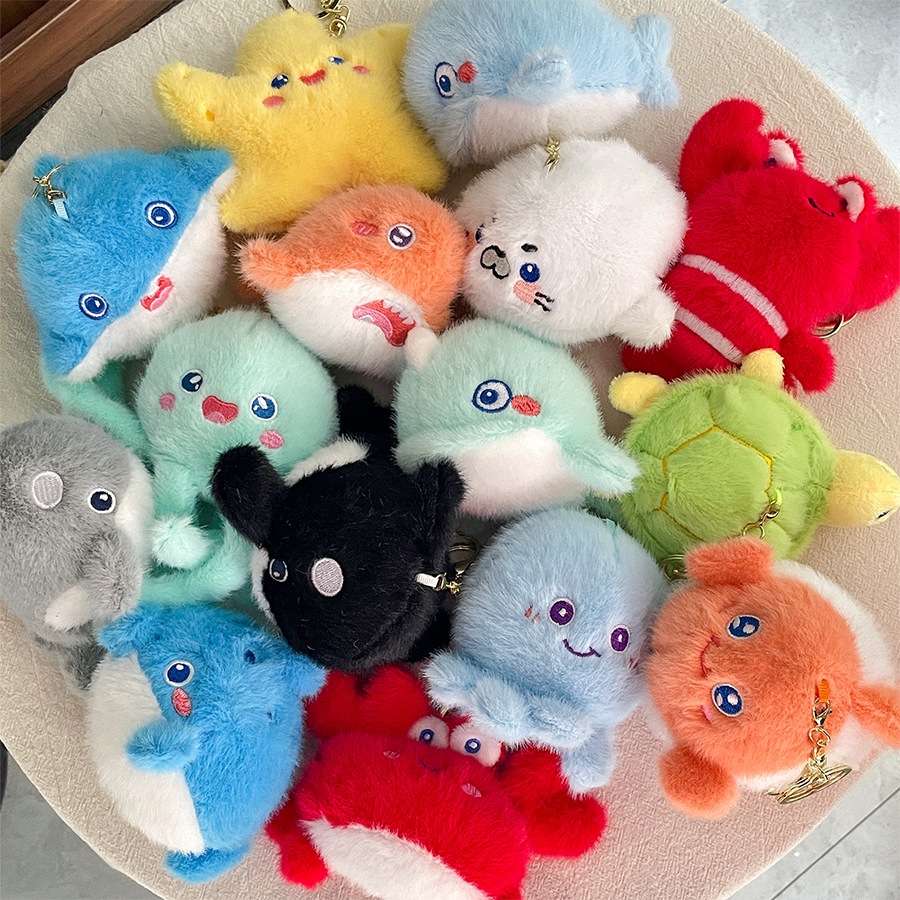 Jual GANTUNGAN KUNCI MIX VARIAN BONEKA PLUSH BEBEK MONKEY BEAR RANDOM ...