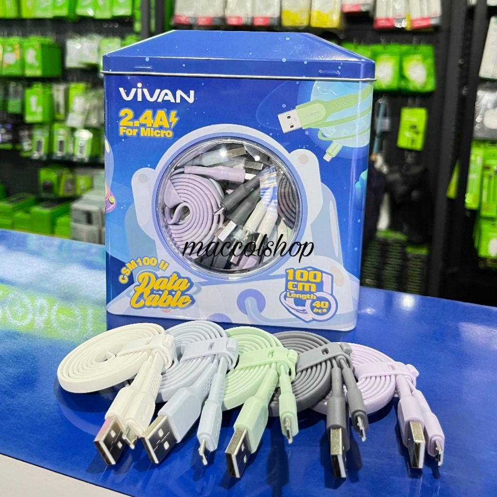 Jual VIVAN kabel data csm100s/cable data micro usb csm100s/kabel data ...