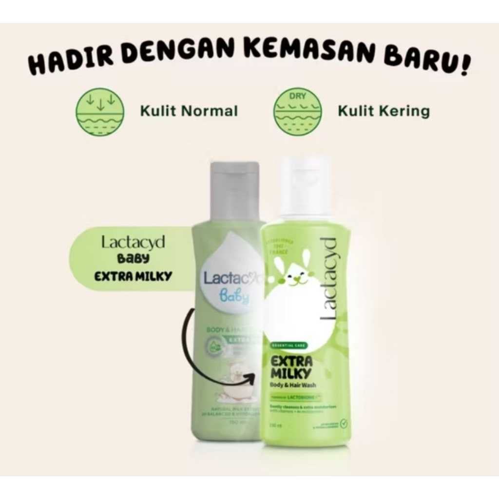 Jual {BACA DESKRIPSI} OBRAL SABUN LACTACYD BABY EXTRA MILKY 150 ML ...
