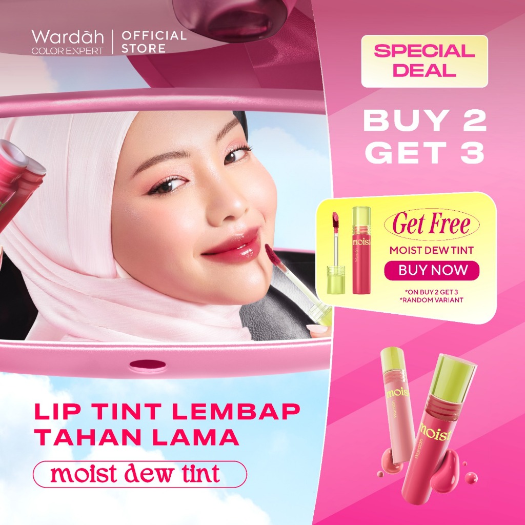 Jual [9.9 GLOW DEALS GET 1 FREE*] WARDAH Moist Dew Tint 3 g - BUY 2 GET ...
