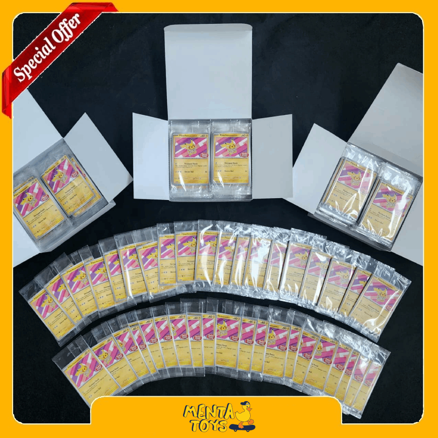 Jual 40pcs Kartu Pokemon TCG - Pikachu Berkemeja Batik Flower - v4 Promo Card Pink | Shopee ...