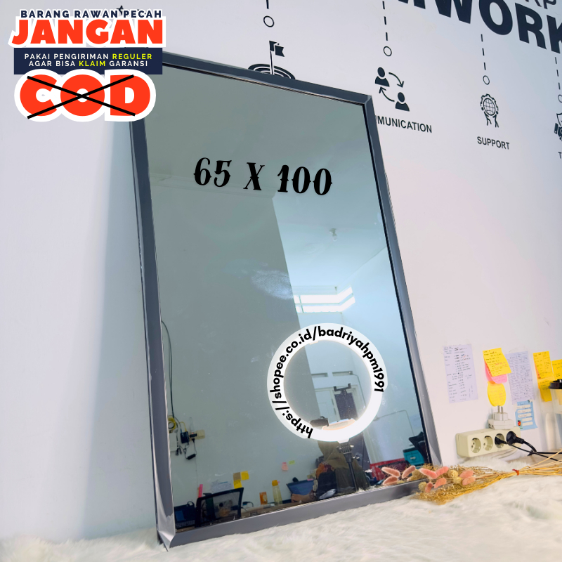 Jual Cermin Gantung Dinding Panjang Full Body Besar 65 X 100 CM ...
