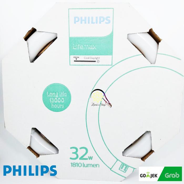 Jual Lampu TL-E 32W Philips 54-765 Neon Ring Bulat Original Gojek Grab / TL Philips LED 32 Watt ...