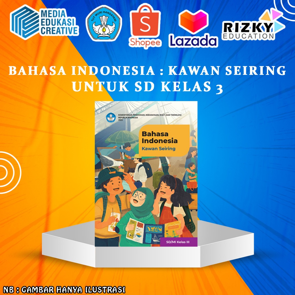 Jual Rizky Education – Bahasa Indonesia Kawan Seiring untuk SD Kelas 3 ...