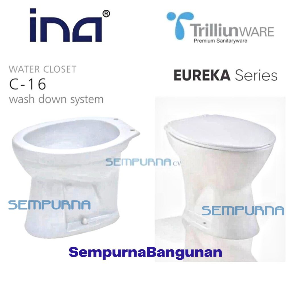 Jual Khusus kirim luar Sby Kloset Closed klosed WC toilet duduk siram ...