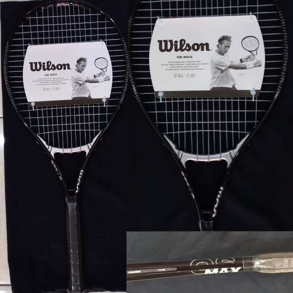 Jual Raket Tenis Wilson Os Max 139 In 296 Gr | Shopee Indonesia