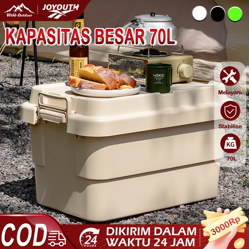 Jual JOY 70L Storage Box Box Penyimpanan Outdoor Multifunctional Box ...