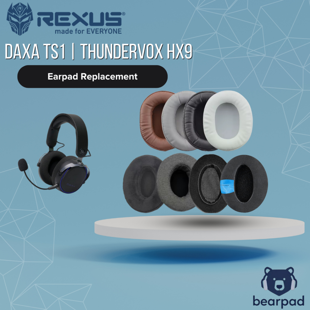 Jual Earpad Rexus Daxa TS1 Thundervox HX9 Earcup Cushion Replacement ...