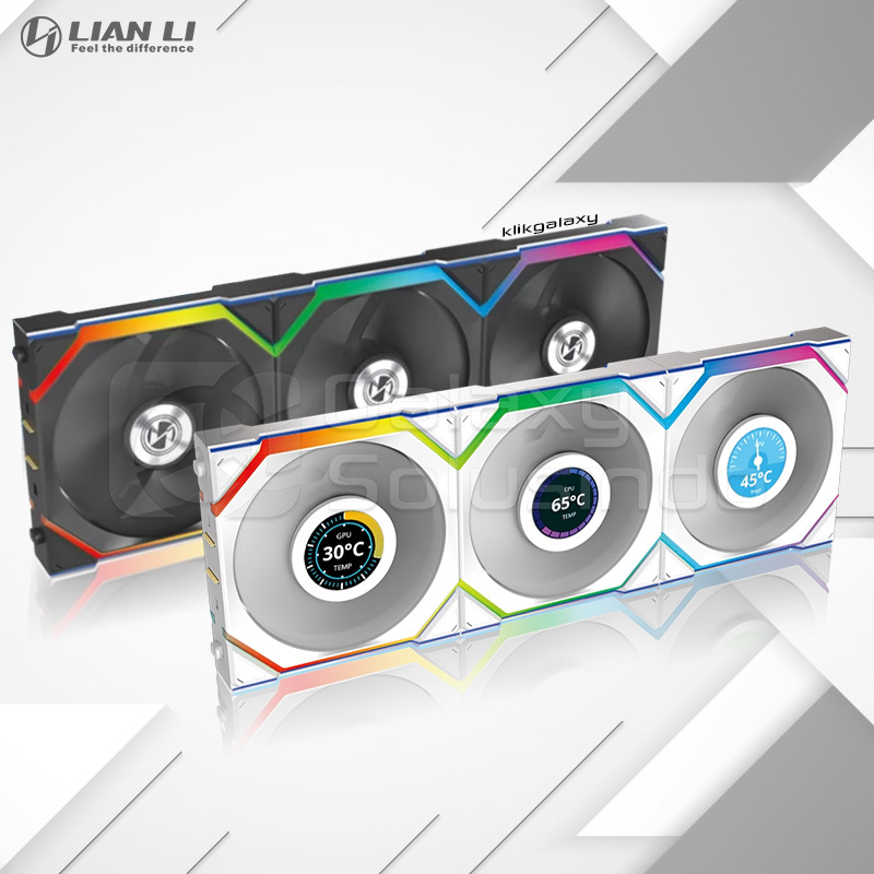 Jual LIAN LI UNI FAN SL Wireless LCD 120mm ARGB Reverse Blade Triple ...