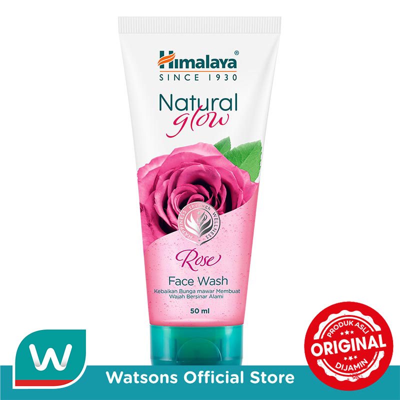 Jual Himalaya Natural Glow Rose Face Wash 100ml | Shopee Indonesia