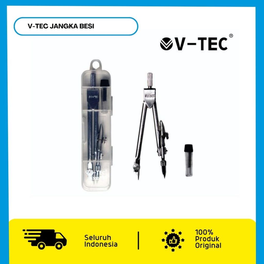 Jual V-Tec Jangka Besi / Drawing Compass JK-5001-B | Shopee Indonesia