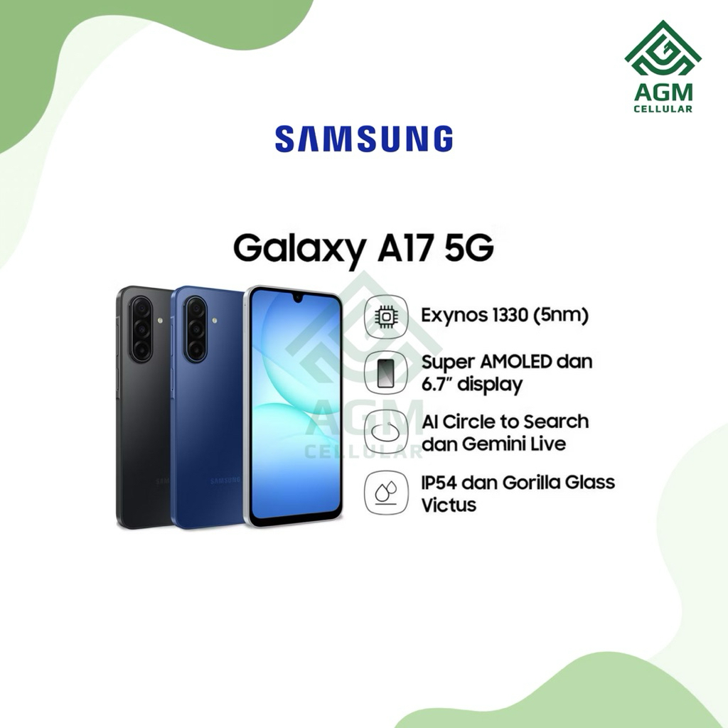 Jual HANDPHONE SAMSUNG GALAXY A17 5G RAM 8GB/256GB (Black, Gray, Blue ...