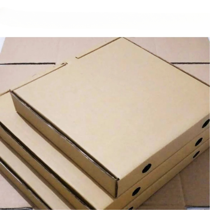 Jual Box Pizza Polos Coklat Kardus Hampers Ukuran 31x31x4cm | Shopee ...