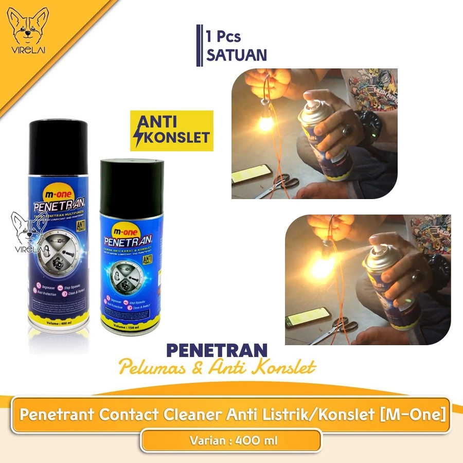 Jual [150 / 400 ml] Penetran Contact Cleaner Anti Karat / Anti Konslet ...