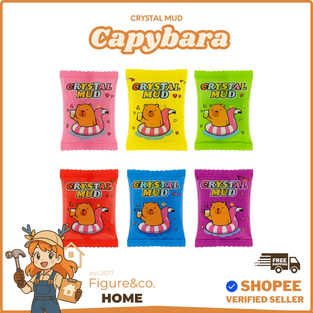 Jual [FM] - Crystal Mud Slime Glitter Pack isi 6 Premium | Shopee Indonesia