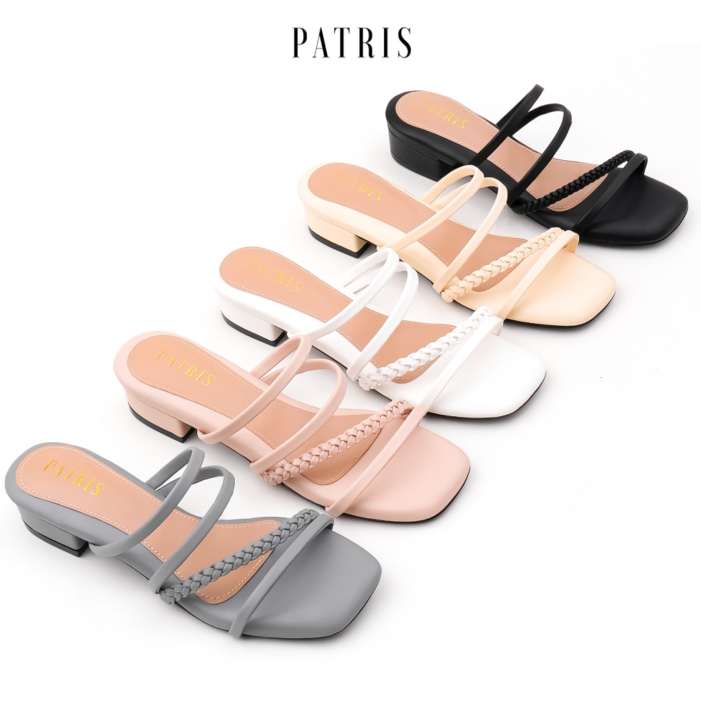 Jual PATRIS Edrea Sandal Wanita Heels / Hak 3 Cm | Shopee Indonesia