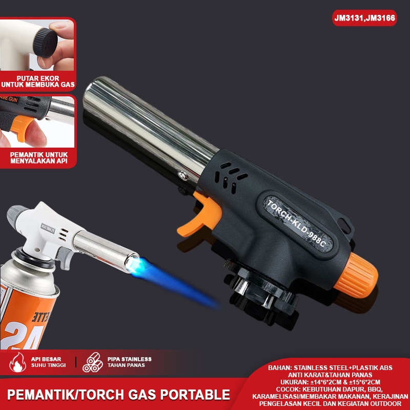 Jual Flame Gun/Pemantik Api Alat Bakar/Torch Gas Portable | Shopee ...