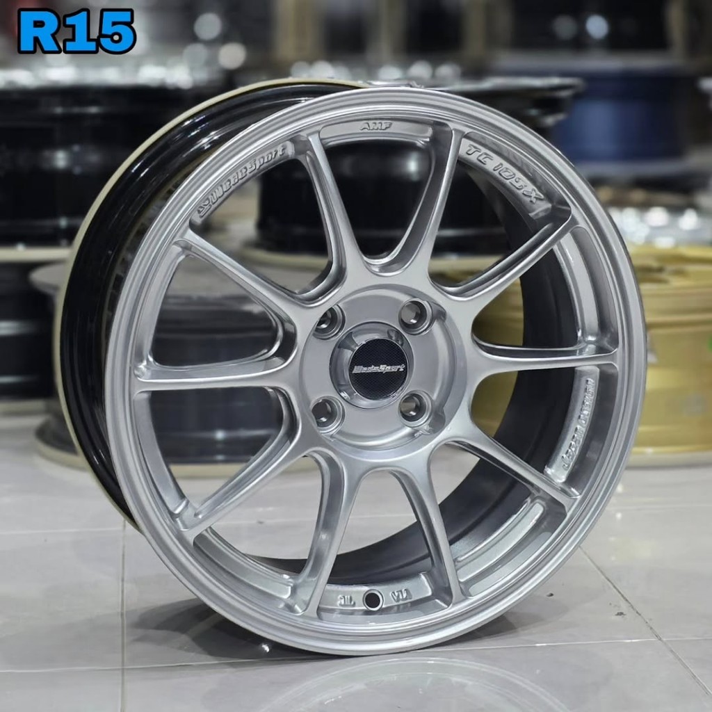 Jual velg mobil r15 pcd 4x100 WEDSSPORT TC105X FLOW FORMING LEBAR 7 ET ...