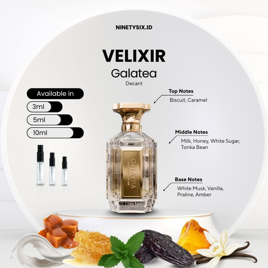 Jual Decant Parfum Velixir Galatea | Share in bottle Velixir Galatea ...