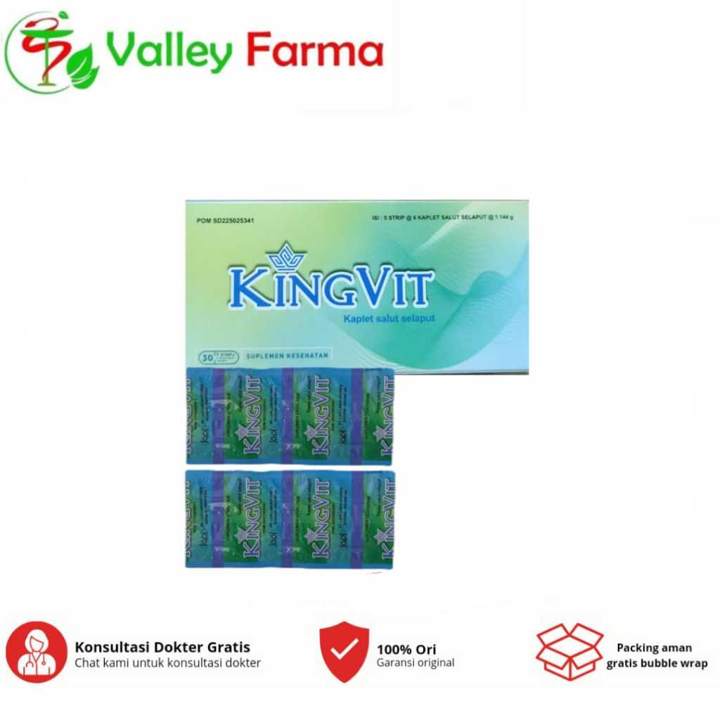 Jual Kingvit Box isi 5x6 Kapsul (30 tab)-Vitamin Promil Kesuburan Pria ...