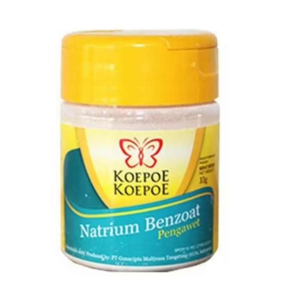 Jual NATRIUM BENZOATE 33GR / PENGAWET MAKANAN KOEPOE KOEPOE | Shopee ...