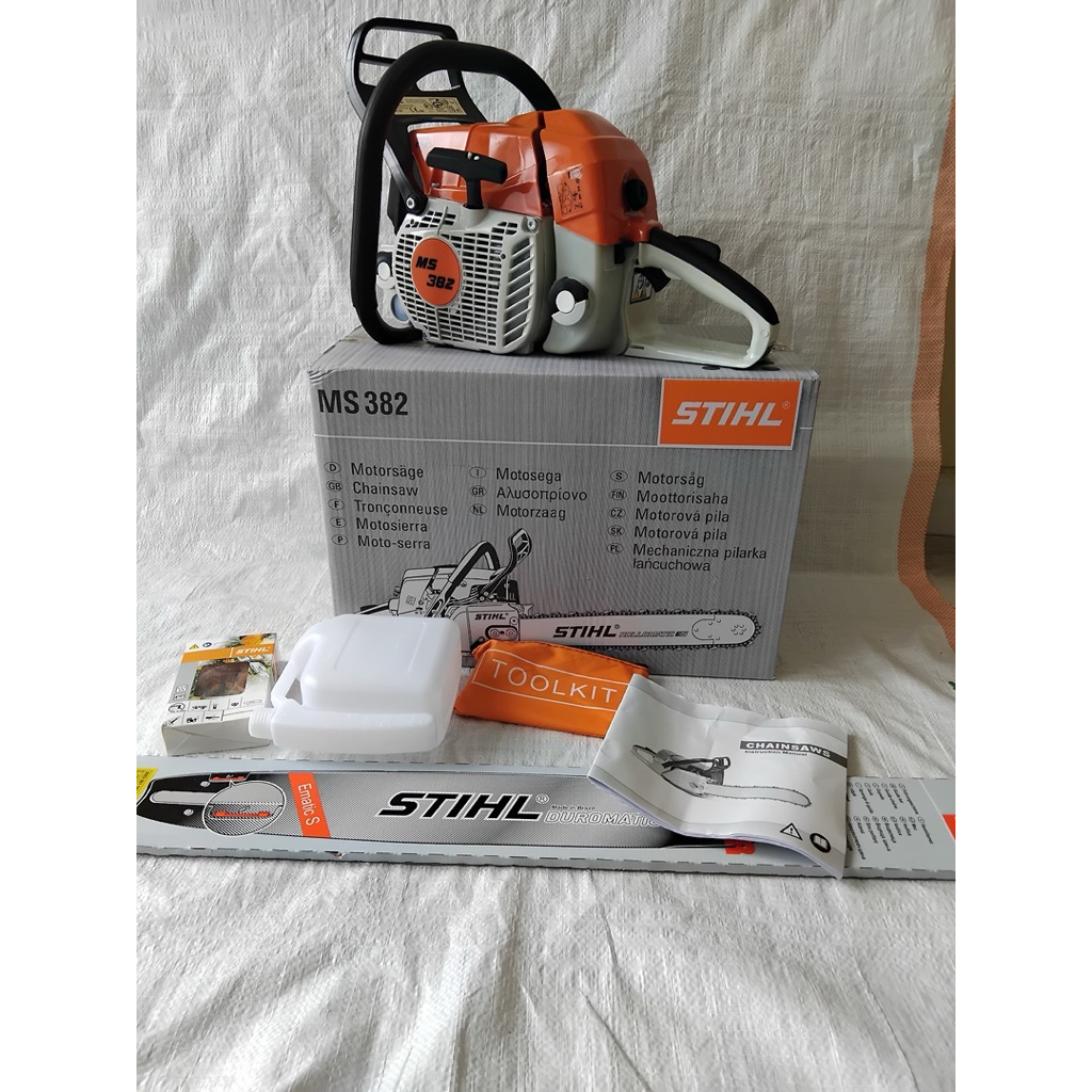 Jual CHAINSAW STIHL MS382 ORIGINAL BAR 25INCH LASER BAJA | Shopee Indonesia