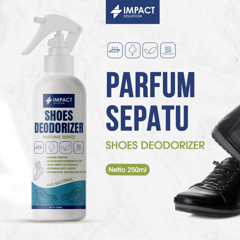 Jual IMPACT Parfum Sepatu Anti Bau dan Membasmi Bakteri Penyebab Bau ...