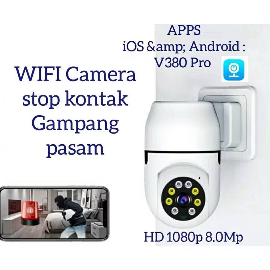 Jual Cctv Stop Kontak HD 1080P V380 Pro 5MP Wifi Ip Cam Stop Kontak ...