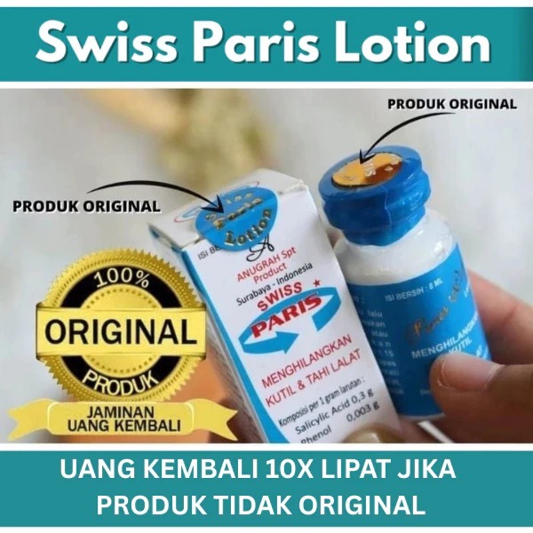 Jual Swiss Paris Lotion Penghilang Kutil Dan Tahi Lalat Original 100% ...