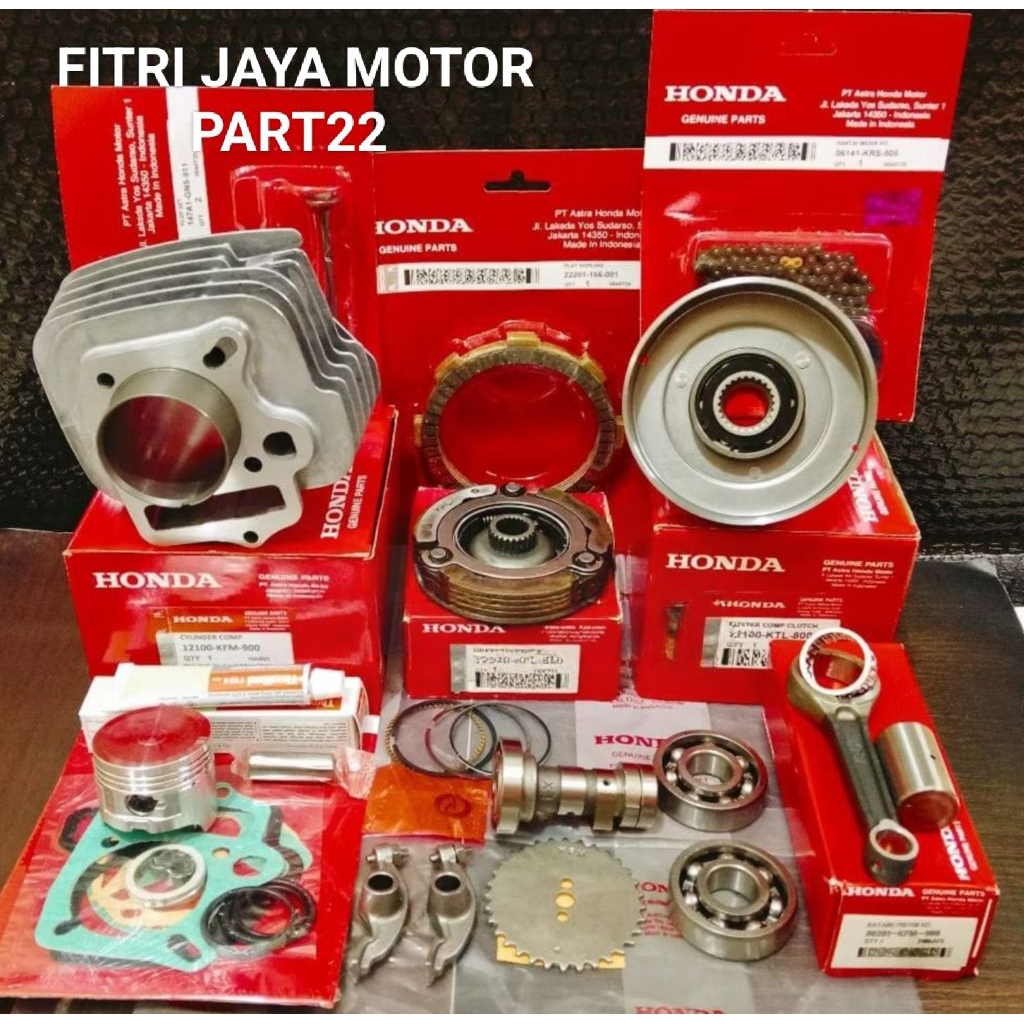 Jual Paket Lengkap Blok Seher 13 Aitem KFM Honda Supra Fit new,Revo Lama,Legenda 2 | Shopee ...