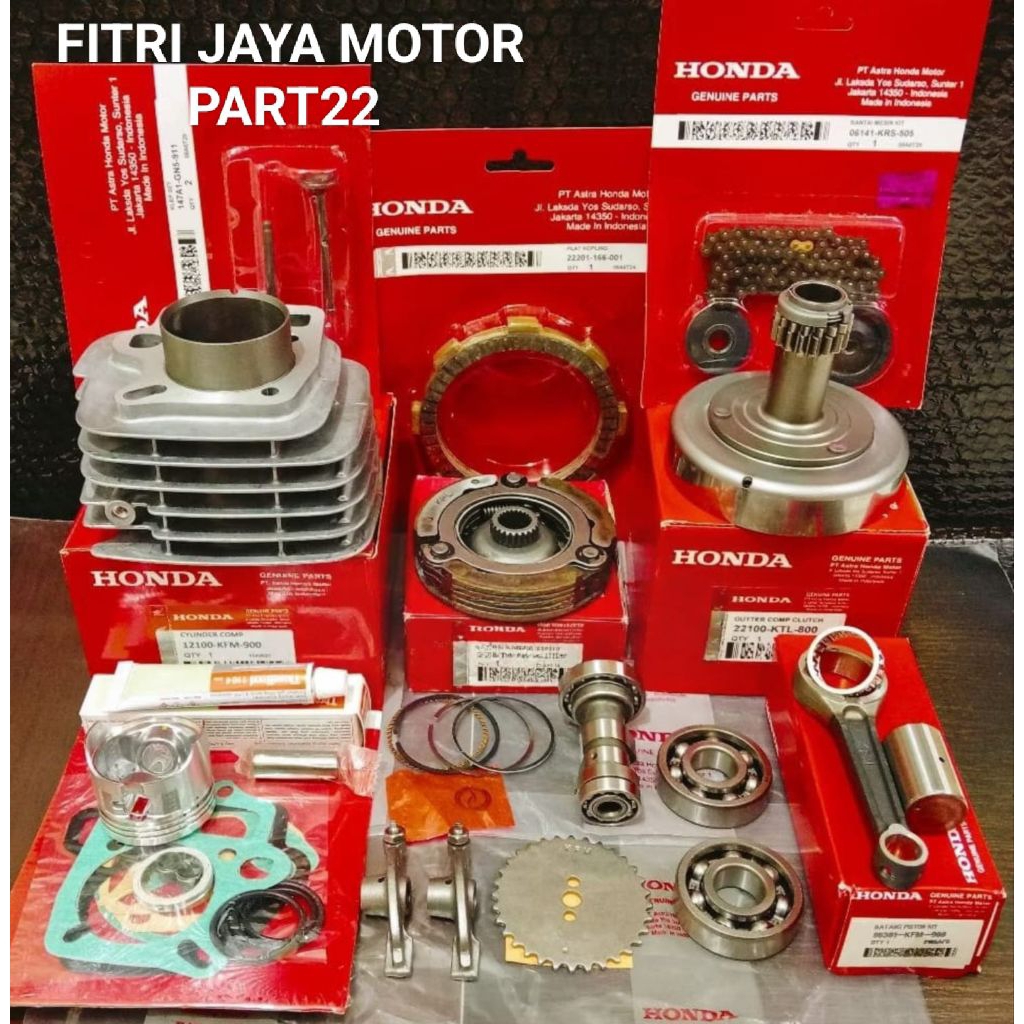 Jual Paket Lengkap Blok Seher 13 Aitem KFM Honda Supra Fit new,Revo Lama,Legenda 2 | Shopee ...