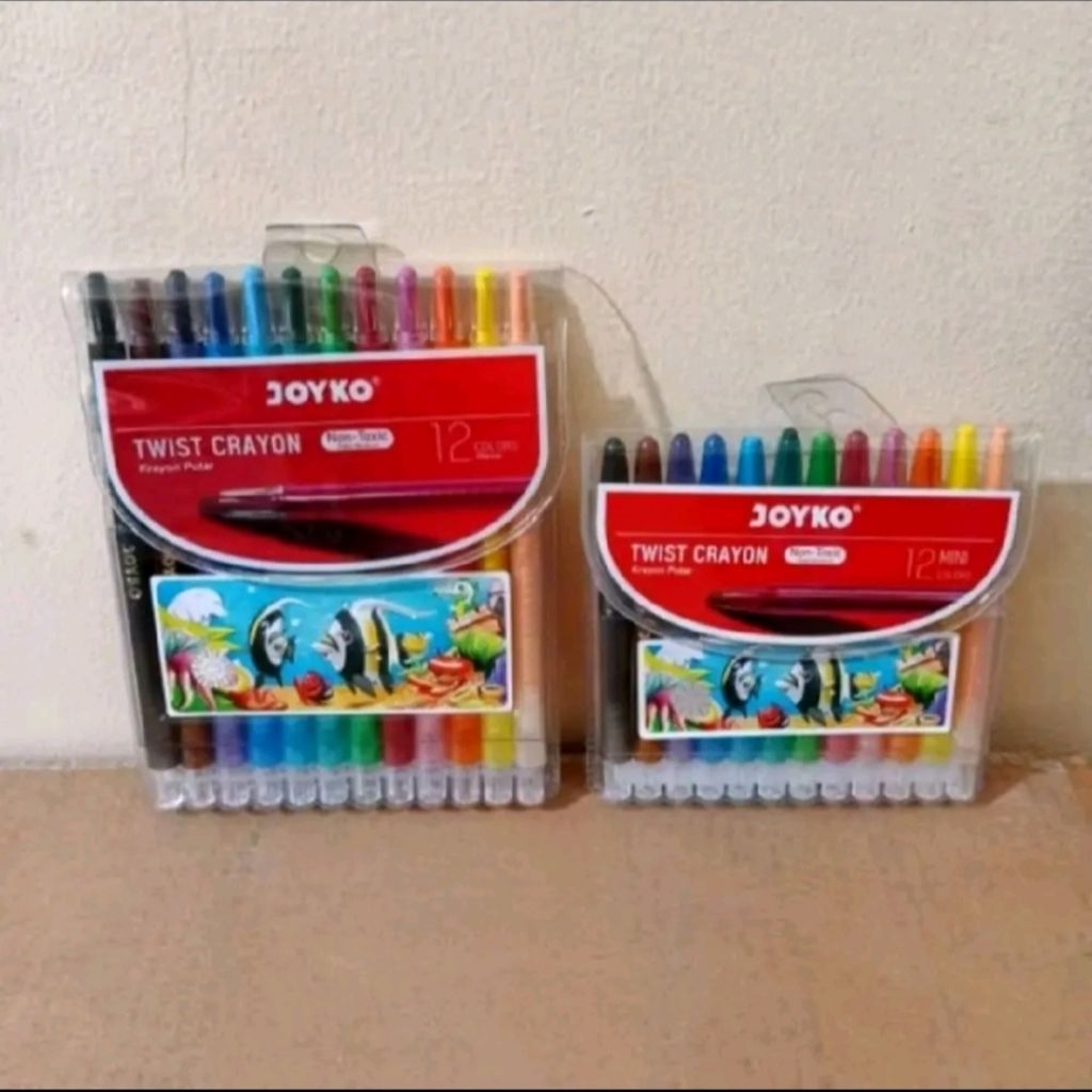 Jual Crayon Putar Joyko 12 Warna | Shopee Indonesia