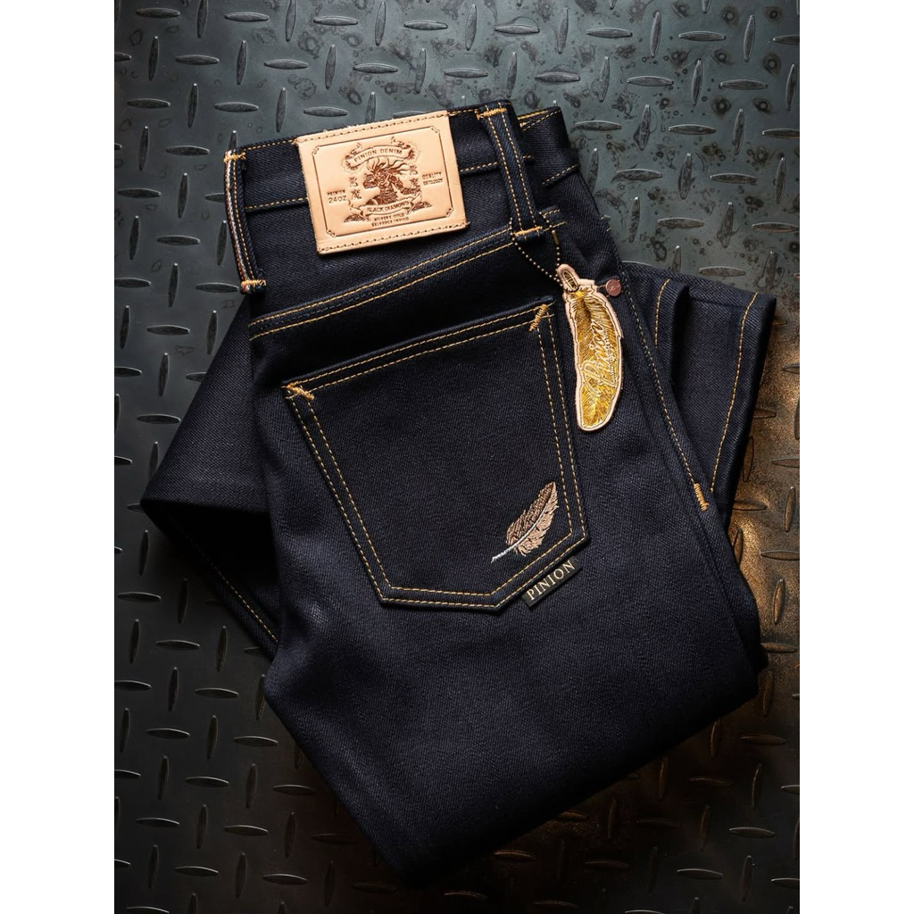 Jual PINION DENIM BLACK DIAMOND - BROWN WEFT 24oz | Shopee Indonesia