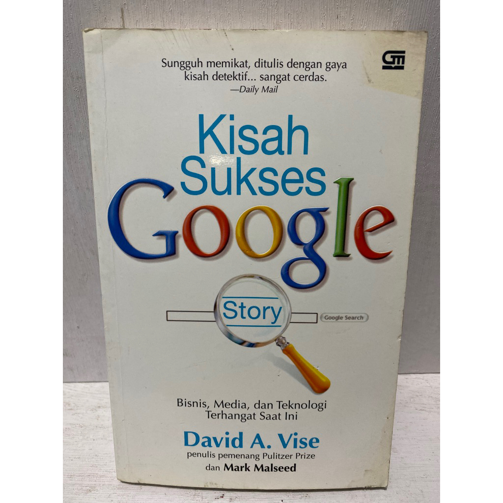 Jual Buku Original KISAH SUKSES GLOOGLE - DAVID A. VISE DAN MARK ...