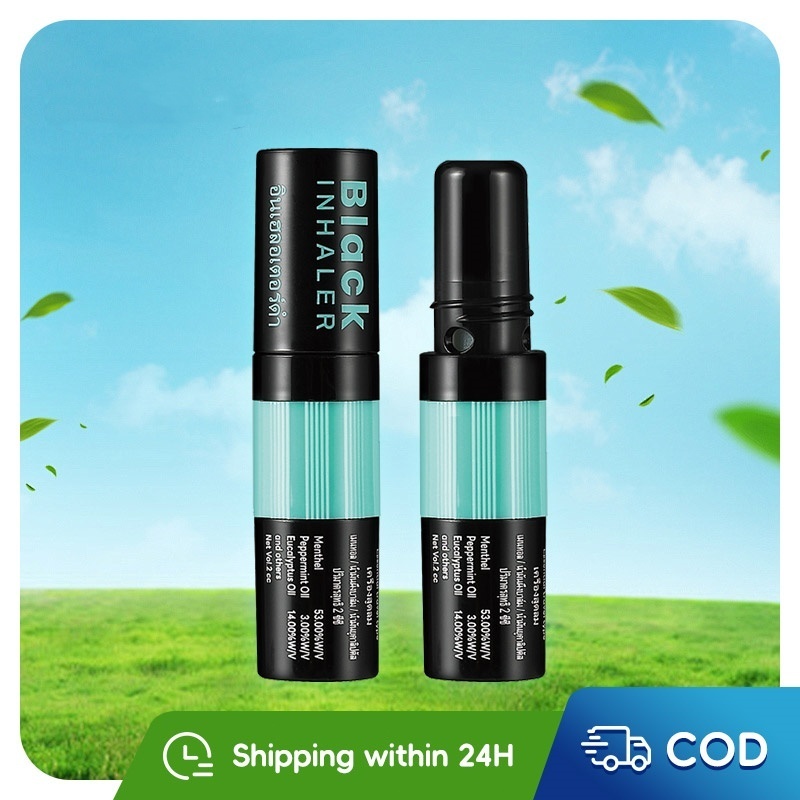 Jual Mint Hitam Inhaler 2 dalam 1 Inhaler 2.3cc Asli Menghilangkan ...