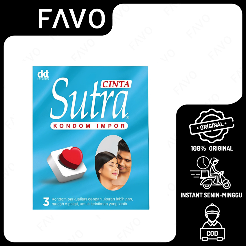 Jual Sutra Kondom Cinta - 3 Pcs Kondom Paling Pas | Shopee Indonesia