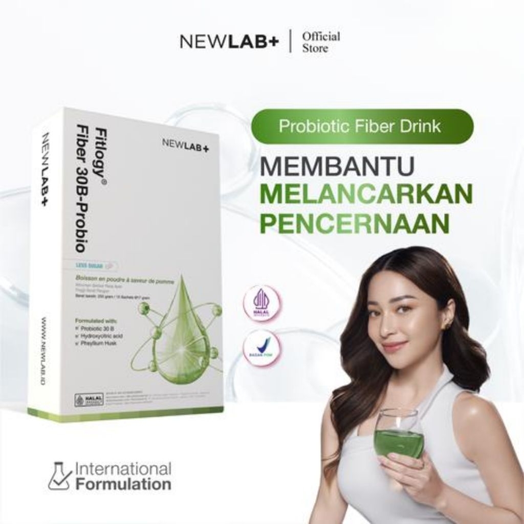 Jual NEWLAB Fitlogy Fiber 30B-Probio | Minuman Probiotik | Fiber Drink ...
