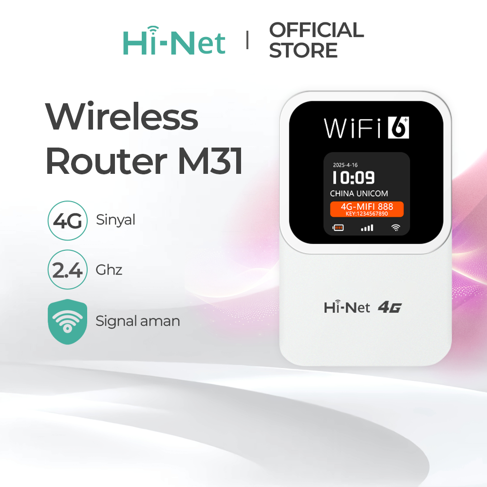 Jual Hi Net M31 Mobile WiFi Hotspot 4G/5G LTE Modem Wireless Router ...
