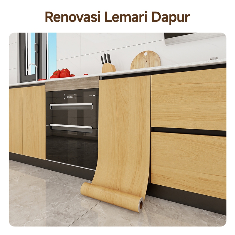 Jual MODOFO Wallpaper Dinding 300x60cm Menebal Stiker Dinding Sticker ...